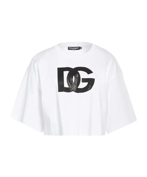 Dolce & Gabbana Dg Logo Print T-shirt