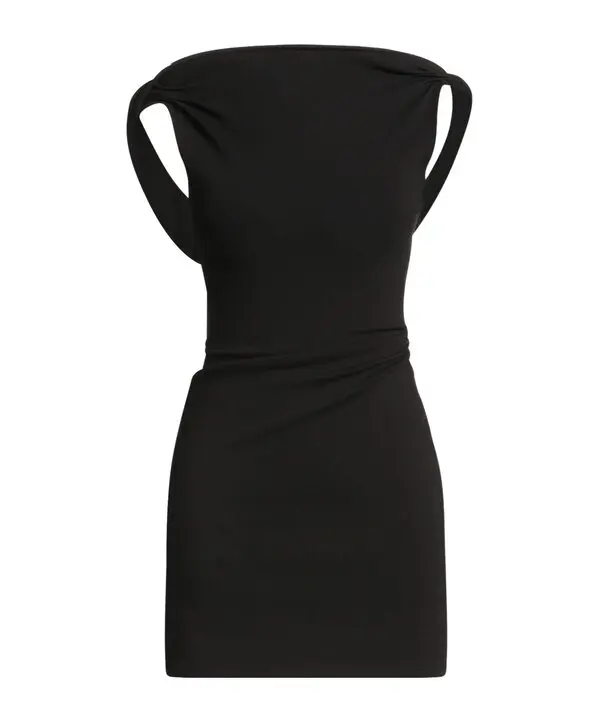 Jacquemus Slim-fit Sleeveless Scoop Neck Dress - Black