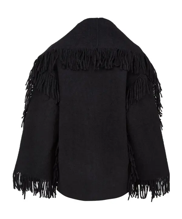 TOTEME Fringed Scarf Jacket