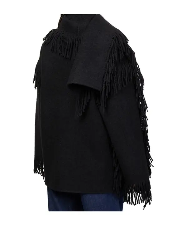 TOTEME Fringed Scarf Jacket