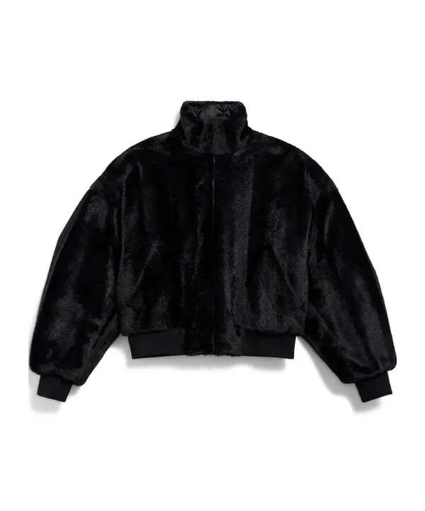 Balenciaga Cropped Jacket - Black