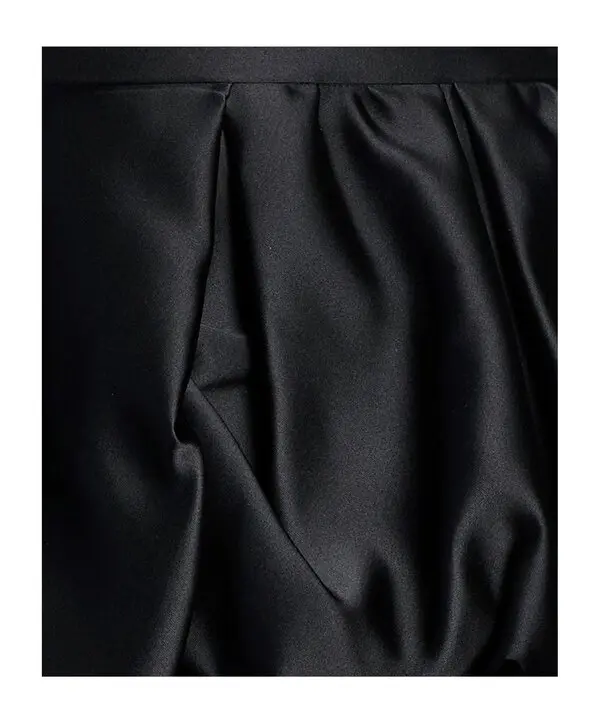 Max Mara Satin Peplum Midi Skirt