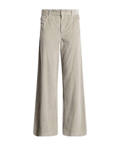 Max Mara Wide-leg Corduroy Trousers - Grey