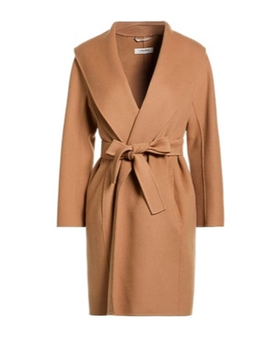 Max Mara Waist-tie Wool Coat