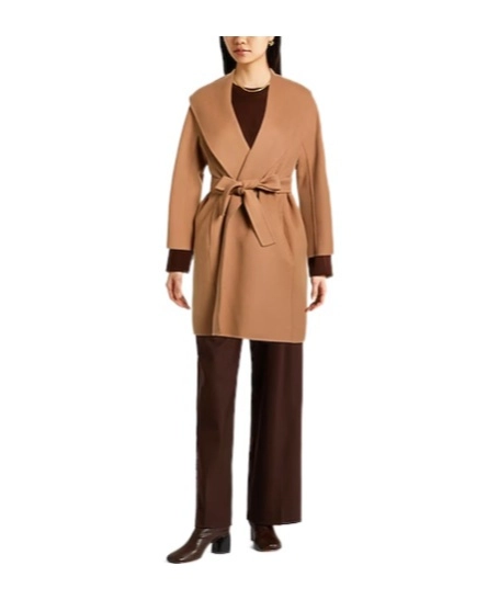 Max Mara Waist-tie Wool Coat