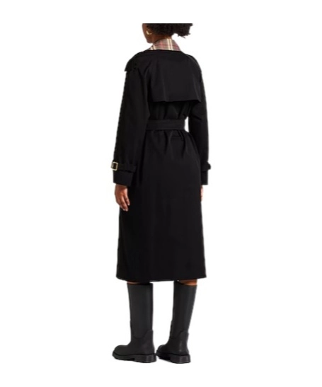 Burberry Long-sleeve Multicolor Trench Coat