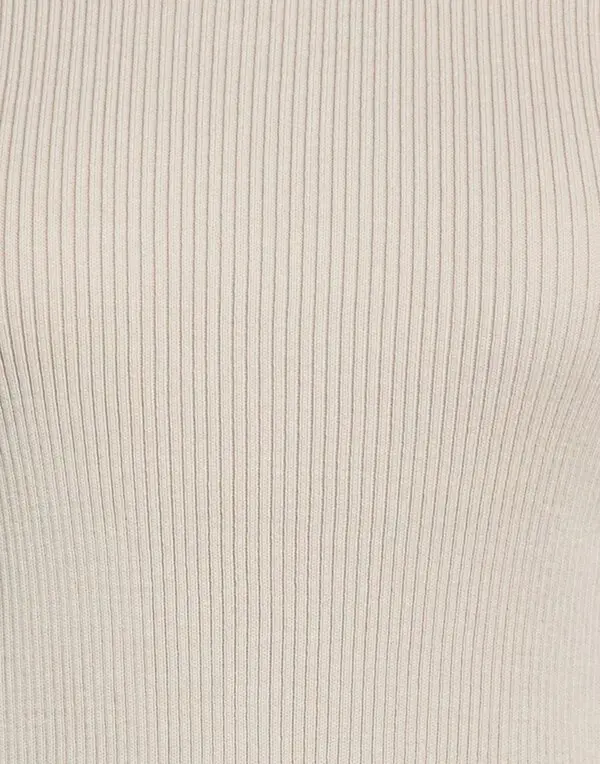 Max Mara Ribbed Knit Sleeveless Crewneck Top