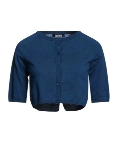 Max Mara Solid-color Knitted Short-sleeved Shirt