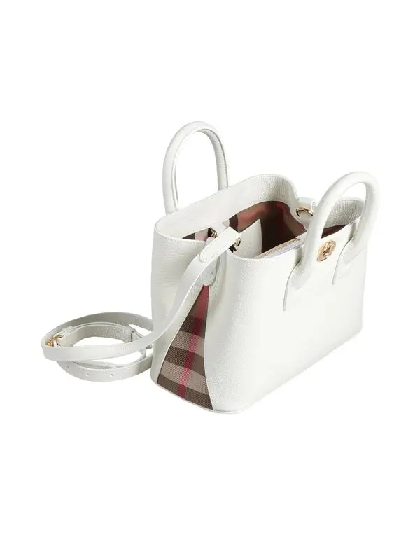 Burberry Solid Color Handbags