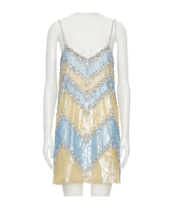 Valentino Garavani Sleeveless Embellished Sequin Dress - No