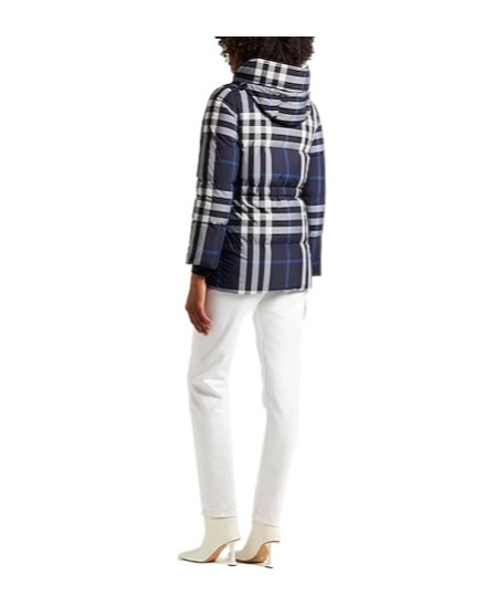Burberry Plaid Down Jacket