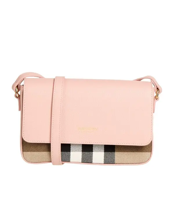 Burberry Solid Color Across-body Bags - Pink
