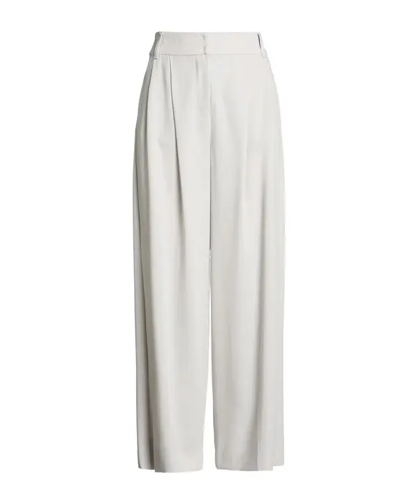Max Mara Wide-leg Trousers In Cool Wool - No
