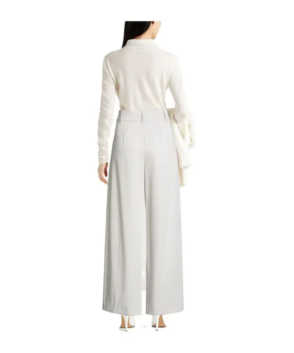Max Mara Wide-leg Trousers In Cool Wool