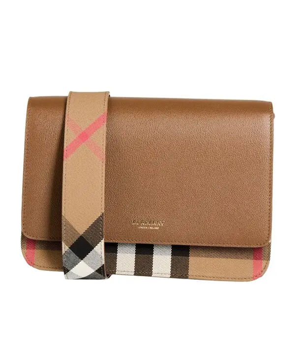 Burberry Printed Cross-body Bags - Brown