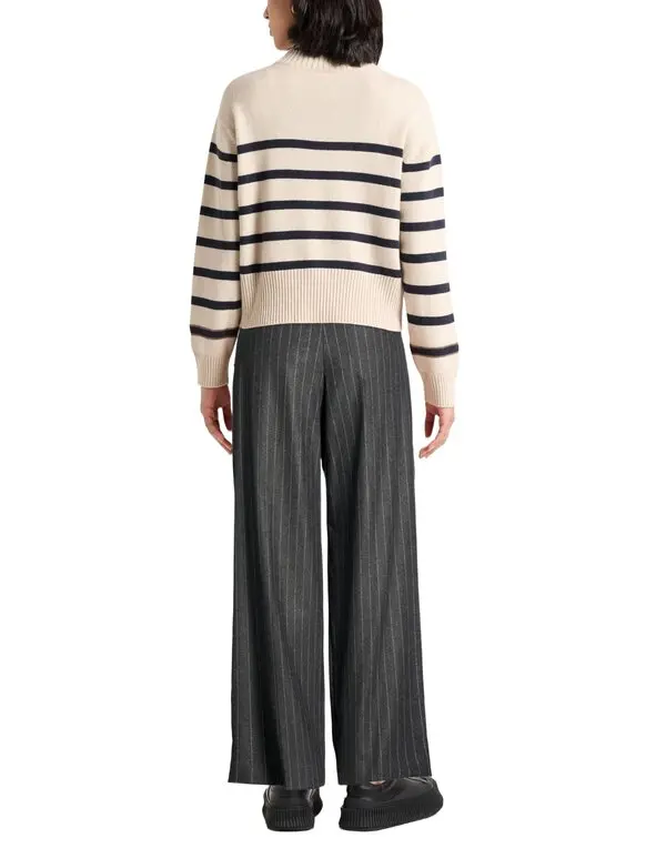 Sportmax Wide Leg Striped Trousers