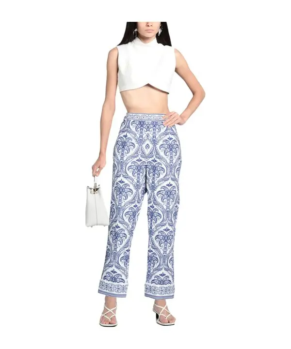 Farm Rio Paisley Print Straight-leg Trousers