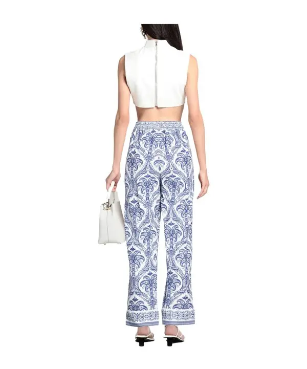 Farm Rio Paisley Print Straight-leg Trousers