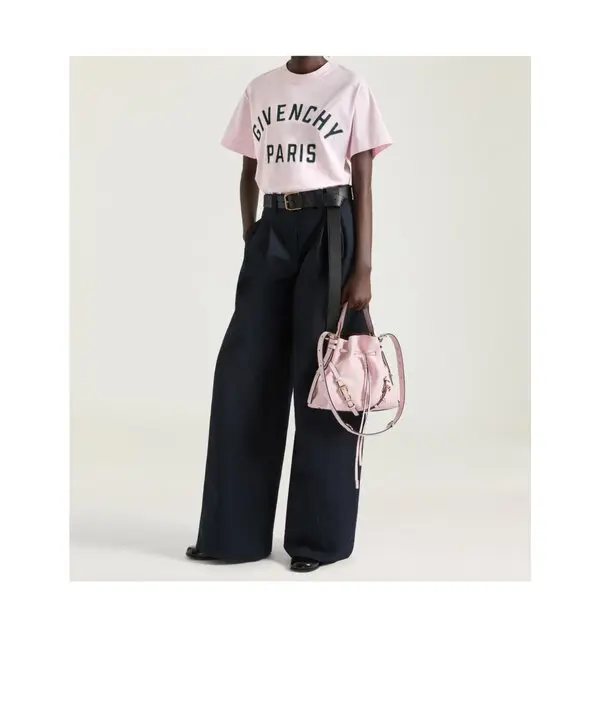 Givenchy Small Voyou Bucket Bag In Shiny Leather