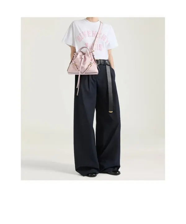 Givenchy Small Voyou Bucket Bag In Shiny Leather
