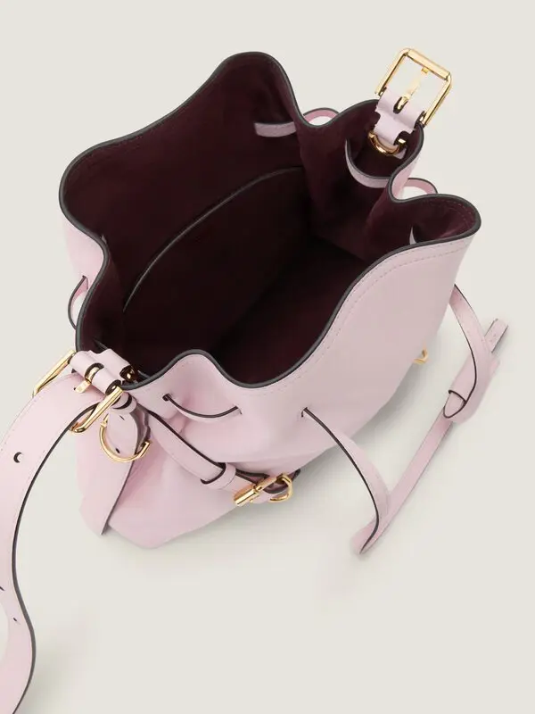 Givenchy Small Voyou Bucket Bag In Shiny Leather
