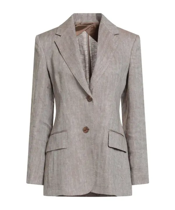 Max Mara Single Breasted Blazer - Brown