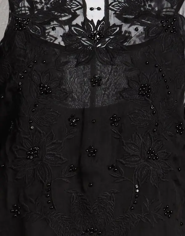 Farm Rio Organza Embroidered Short-sleeve Top