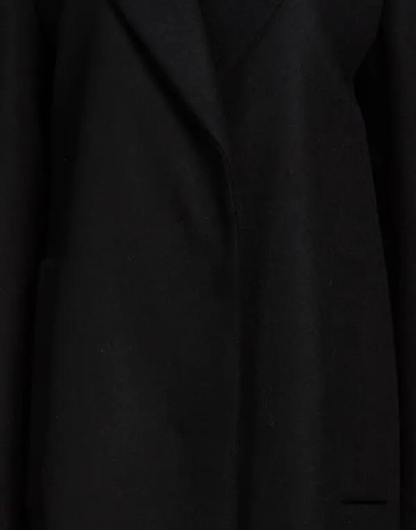 Sportmax Single-breasted Wool Felt Coat