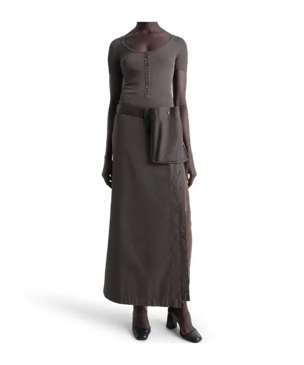 LEMAIRE Buttoned Long Skirt