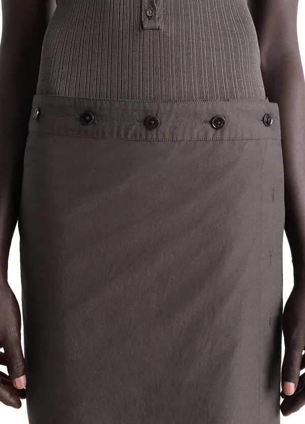 LEMAIRE Buttoned Long Skirt