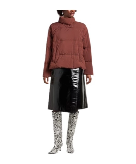 Max Mara Padded Down Jacket With High Neck