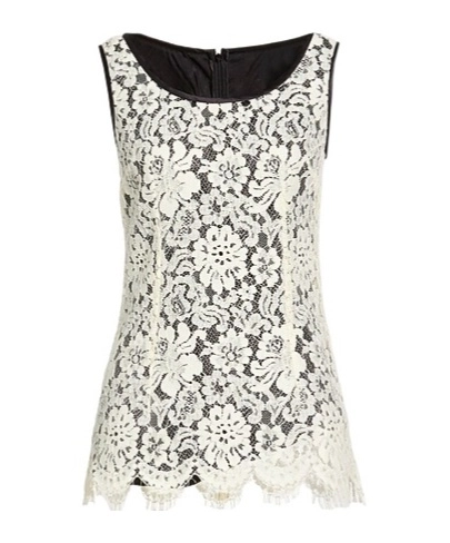 Dolce & Gabbana Sleeveless Lace Top