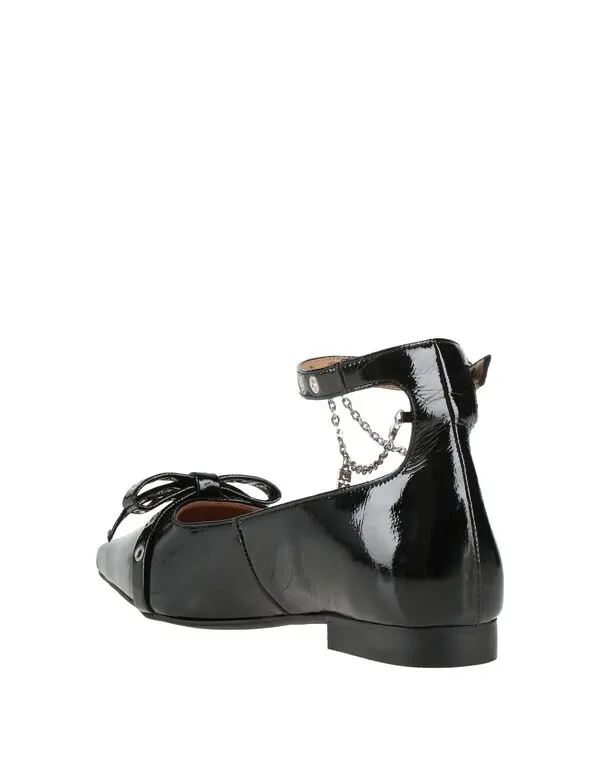 GANNI Solid Color Ballet Flats