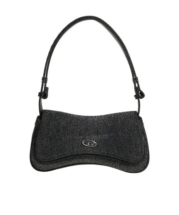 DIESEL® Washed Denim Saddle Bag