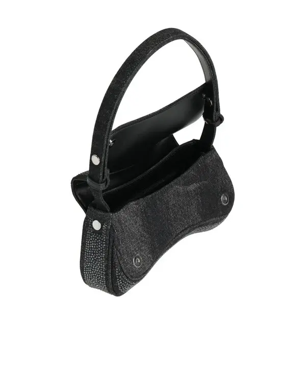 DIESEL® Washed Denim Saddle Bag