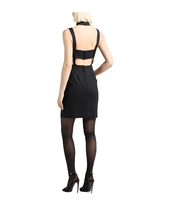 Dolce & Gabbana Sleeveless Deep Plunge Sheath Dress