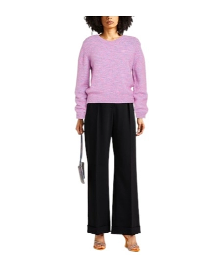 GANNI Thick Knitted Long-sleeved Sweater