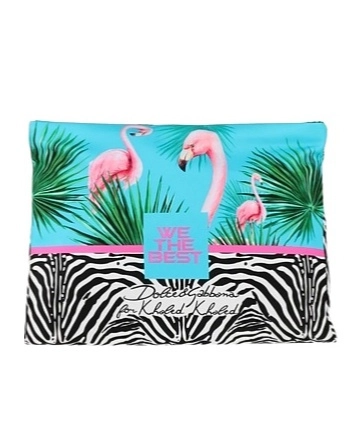 Dolce & Gabbana Zebra Pattern Clutch - Blue