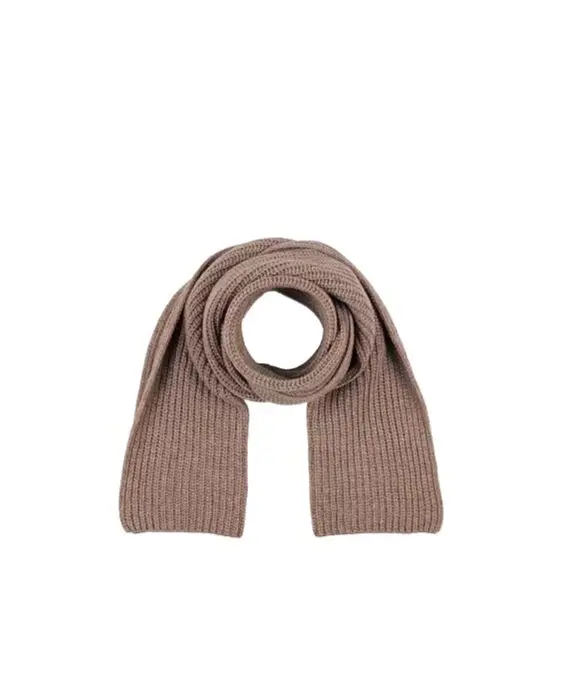 Max Mara Solid Wool Scarf - Brown