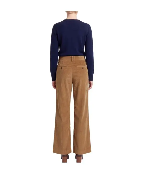 Max Mara Corduroy Wide-leg Trousers