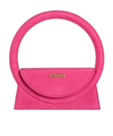 Jacquemus Medium Leather Handbag - Pink