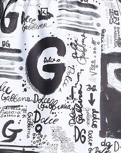 Dolce & Gabbana Flared Skirt With Logo Print