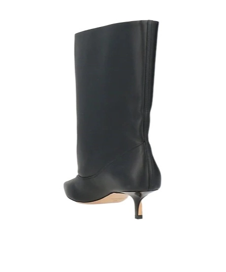 Jacquemus Minimalist Pointed-toe Ankle Boots - Black