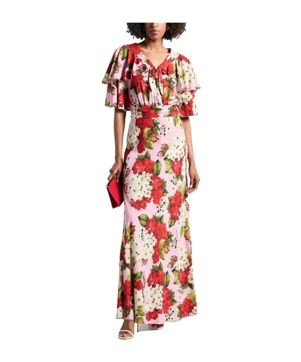 Dolce & Gabbana Floral Print Maxi Gown