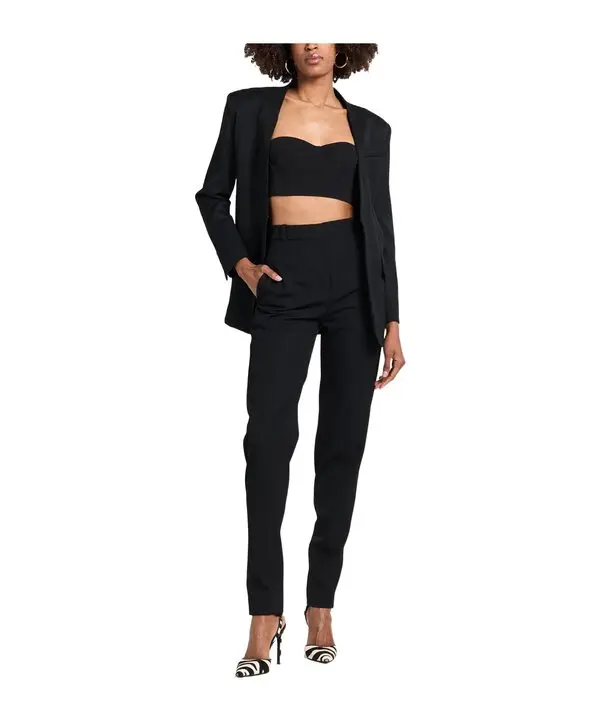 Jacquemus Tailored Cool Wool Trousers With Zip Cuffs