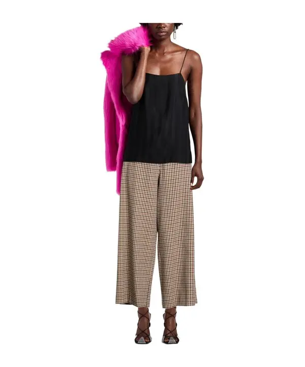Max Mara Loose Plaid Pants