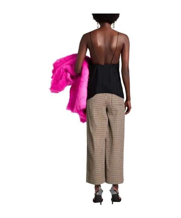 Max Mara Loose Plaid Pants