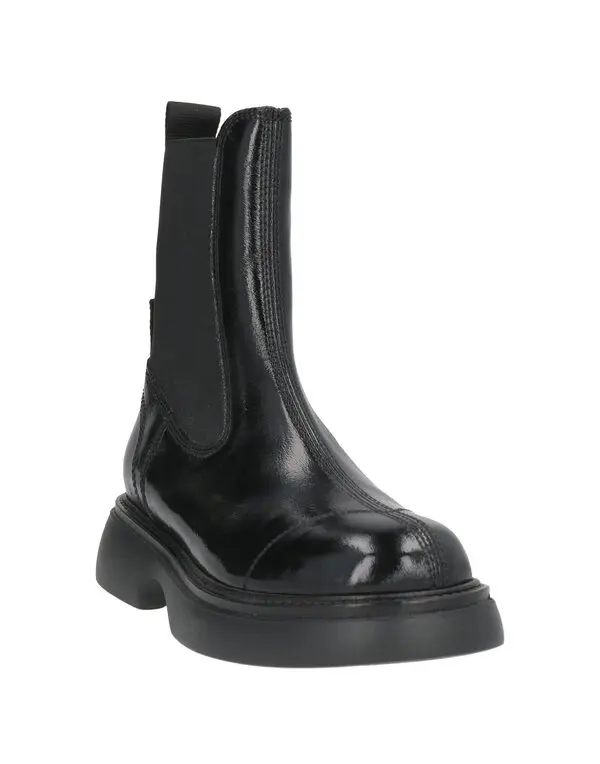 GANNI Solid Color Ankle Boots