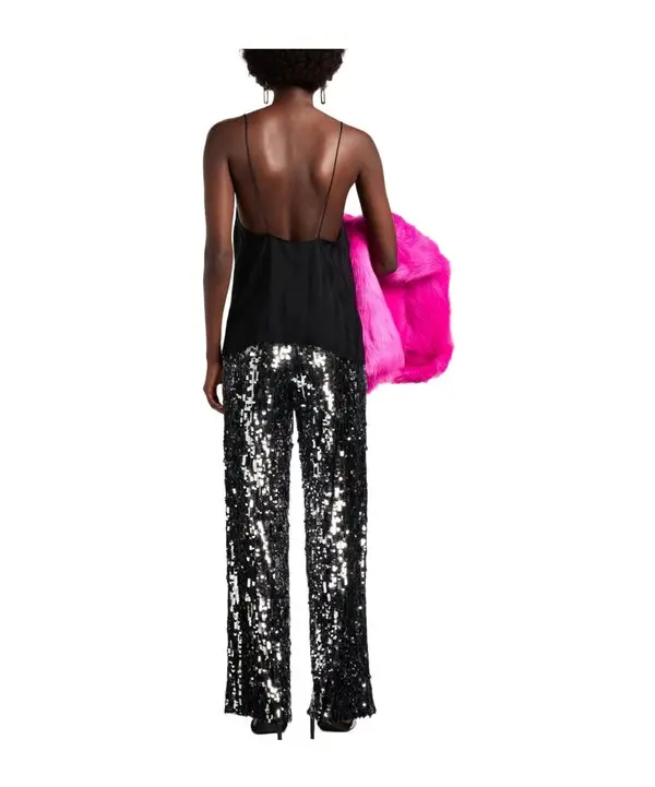 Max Mara Wide-leg Sequined Trousers