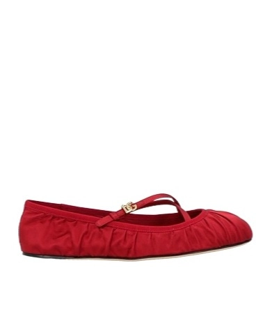Dolce & Gabbana Mary Jane Flats - Red